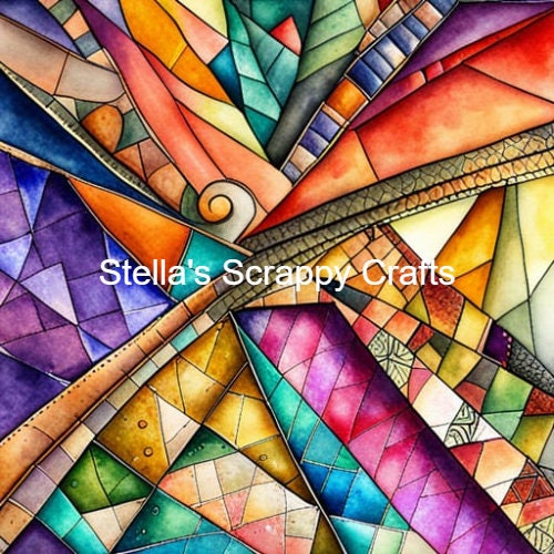 CRAZY PATCHWORK DIGITAL Download - Etsy