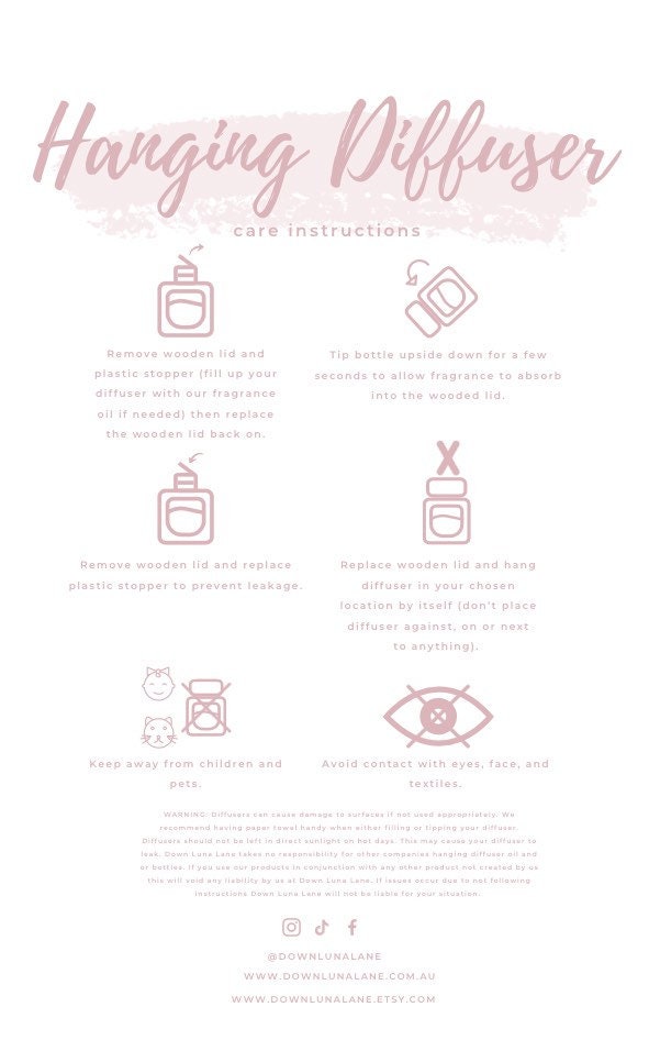 Hanging Diffuser - Etsy Australia