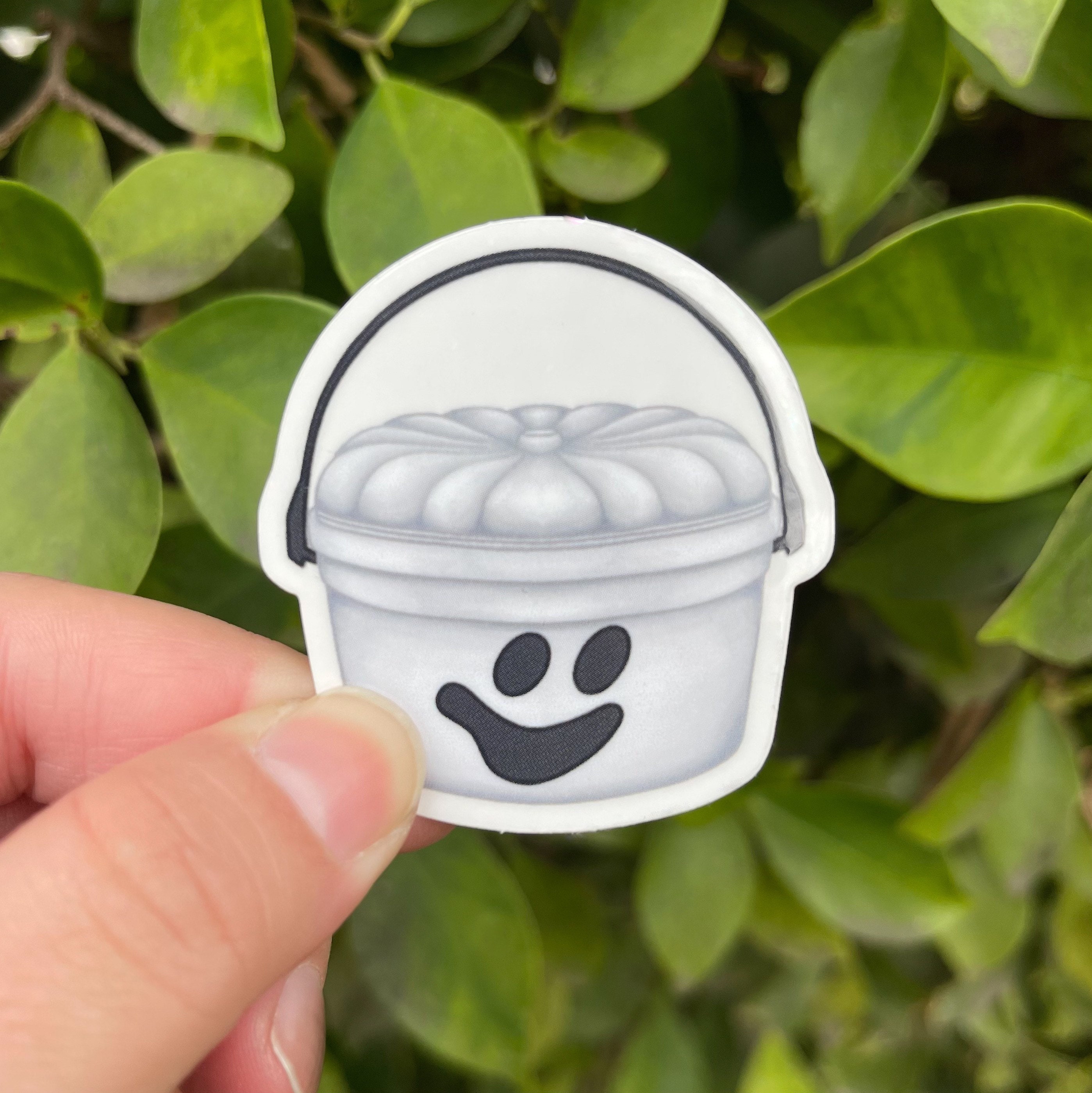 Mini Halloween Bucket Trio Clear Vinyl Sticker Series Witch - Etsy