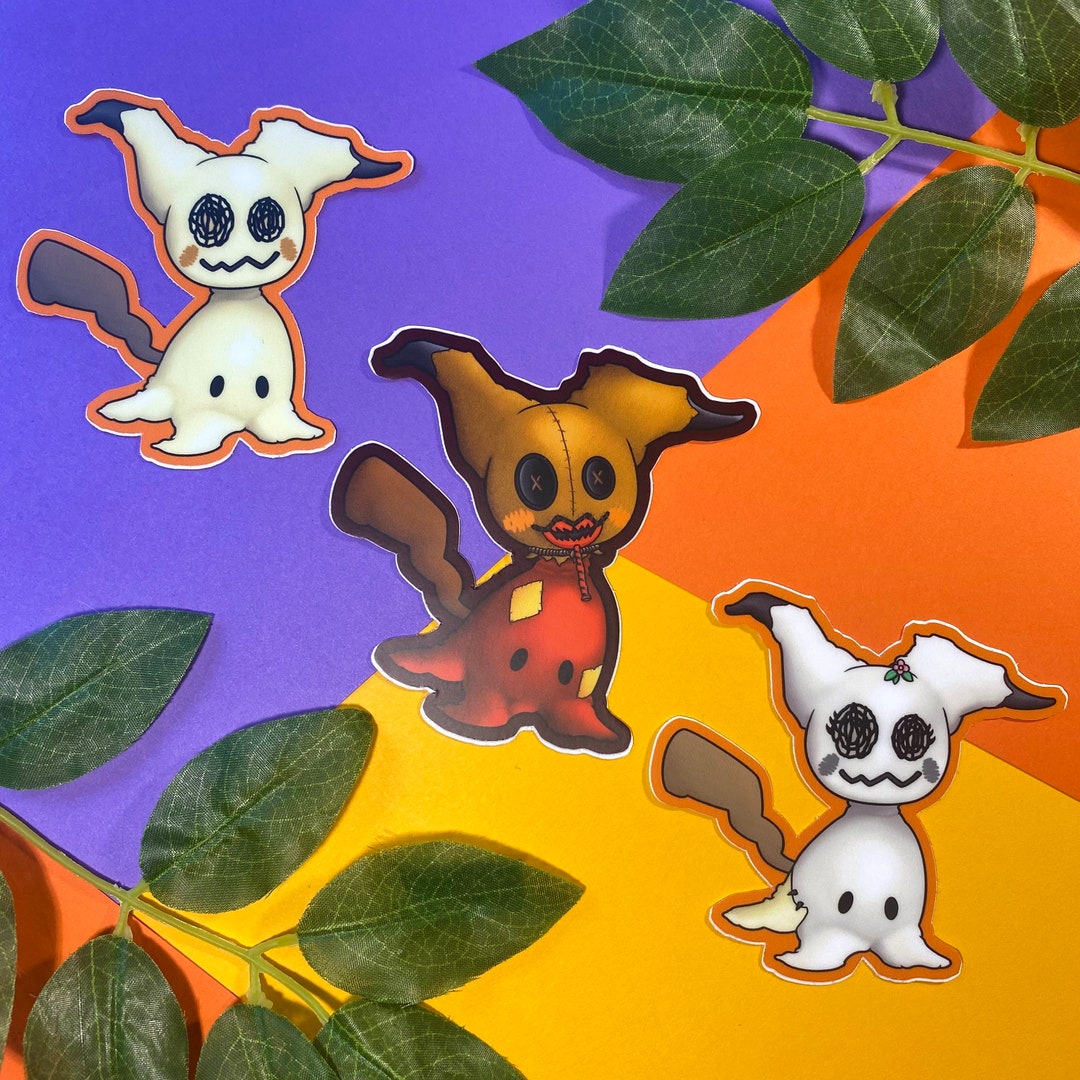 Ghost Buddy Trio Matte Vinyl Stickers - Etsy