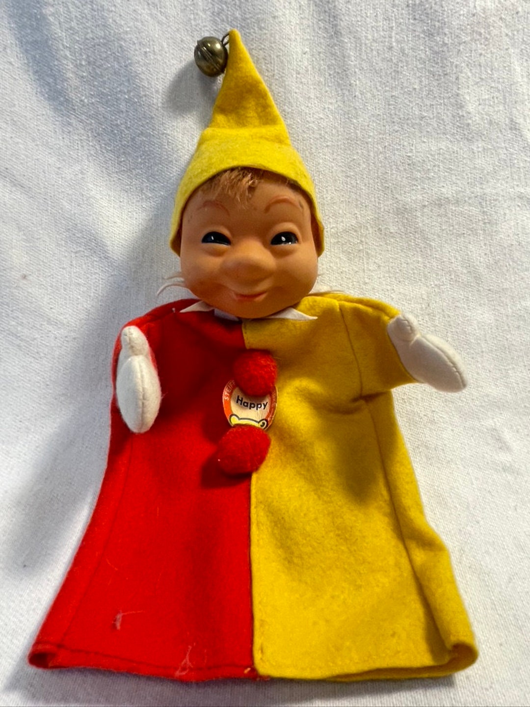 Vintage Steiff "happy" Jester Hand Puppet - Etsy