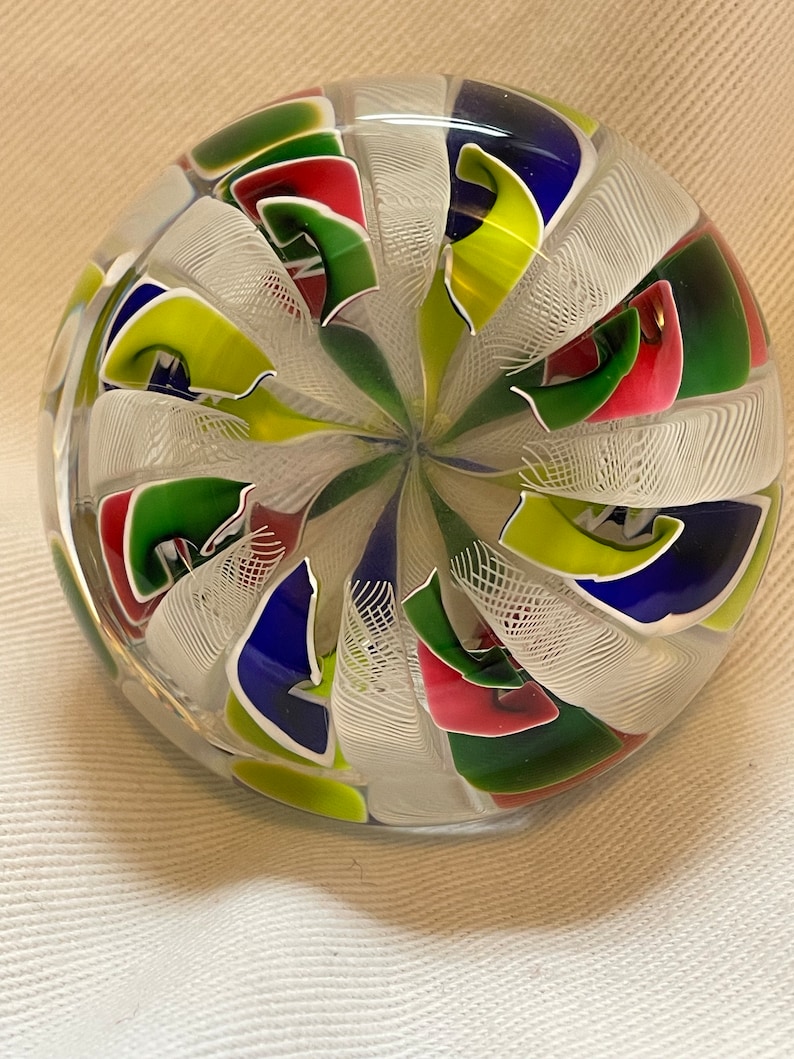 VINTAGE Gorgeous St. Louis Art Glass, Crown Paperweight - Etsy