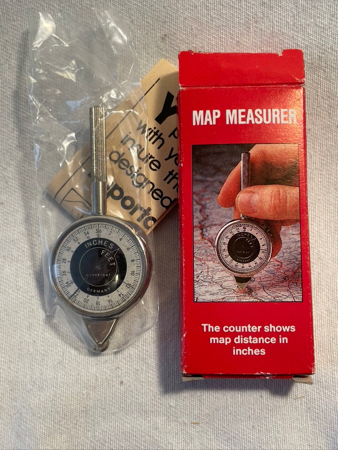 Vintage Map Measure Opisometer in Original Packaging - Etsy
