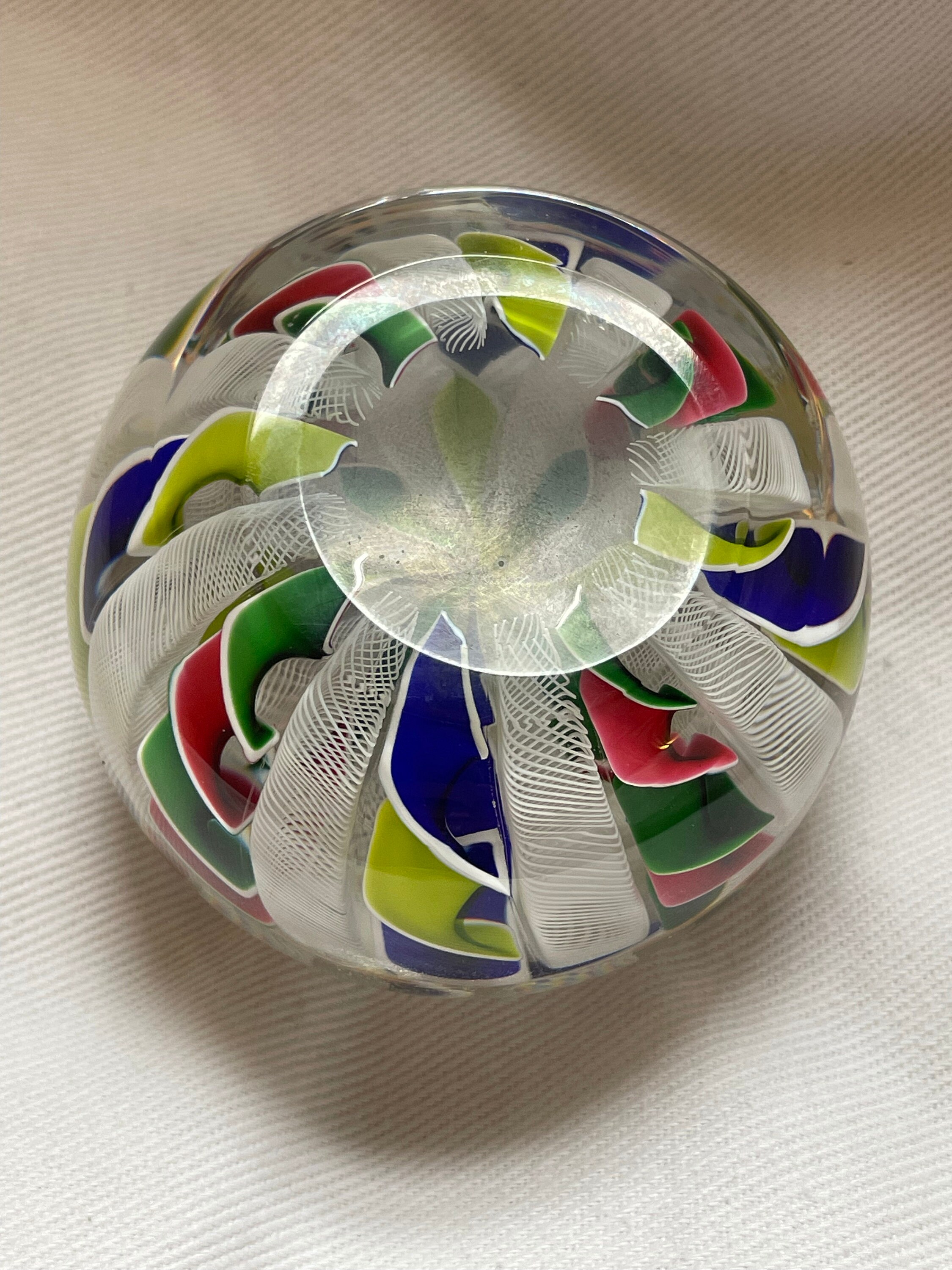 VINTAGE - Gorgeous St. Louis Art Glass, Crown Paperweight - Etsy