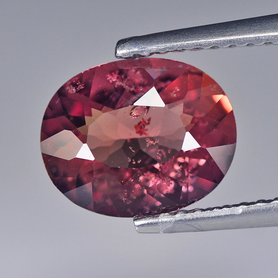 Phenomenal Natural Gems Sapphire 2.14 Cts Portuguese Cut Cognac Red ...
