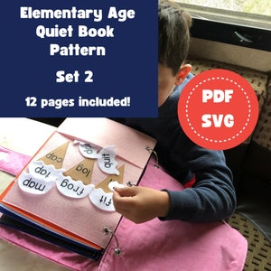 Elementary Age Quiet Book Pattern, Homeschool Activity Book, Montessori ...