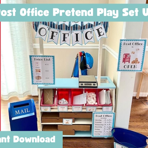 PRINTABLE Pretend Play Post Office Valentine's Day - Etsy