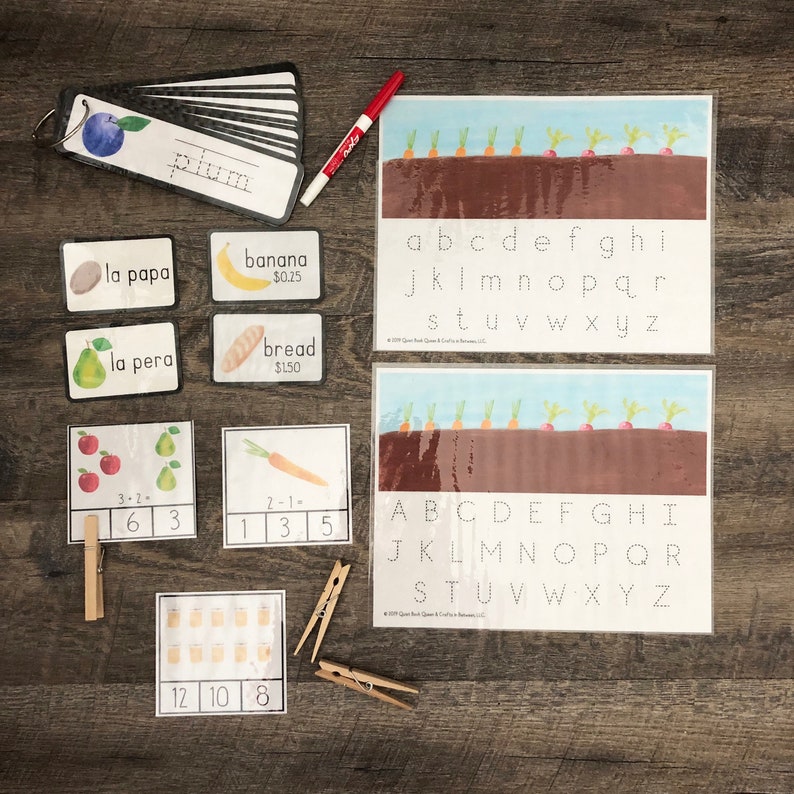 Farmer's Market Dramatic Play, Printable Learning Activity Bundle ...