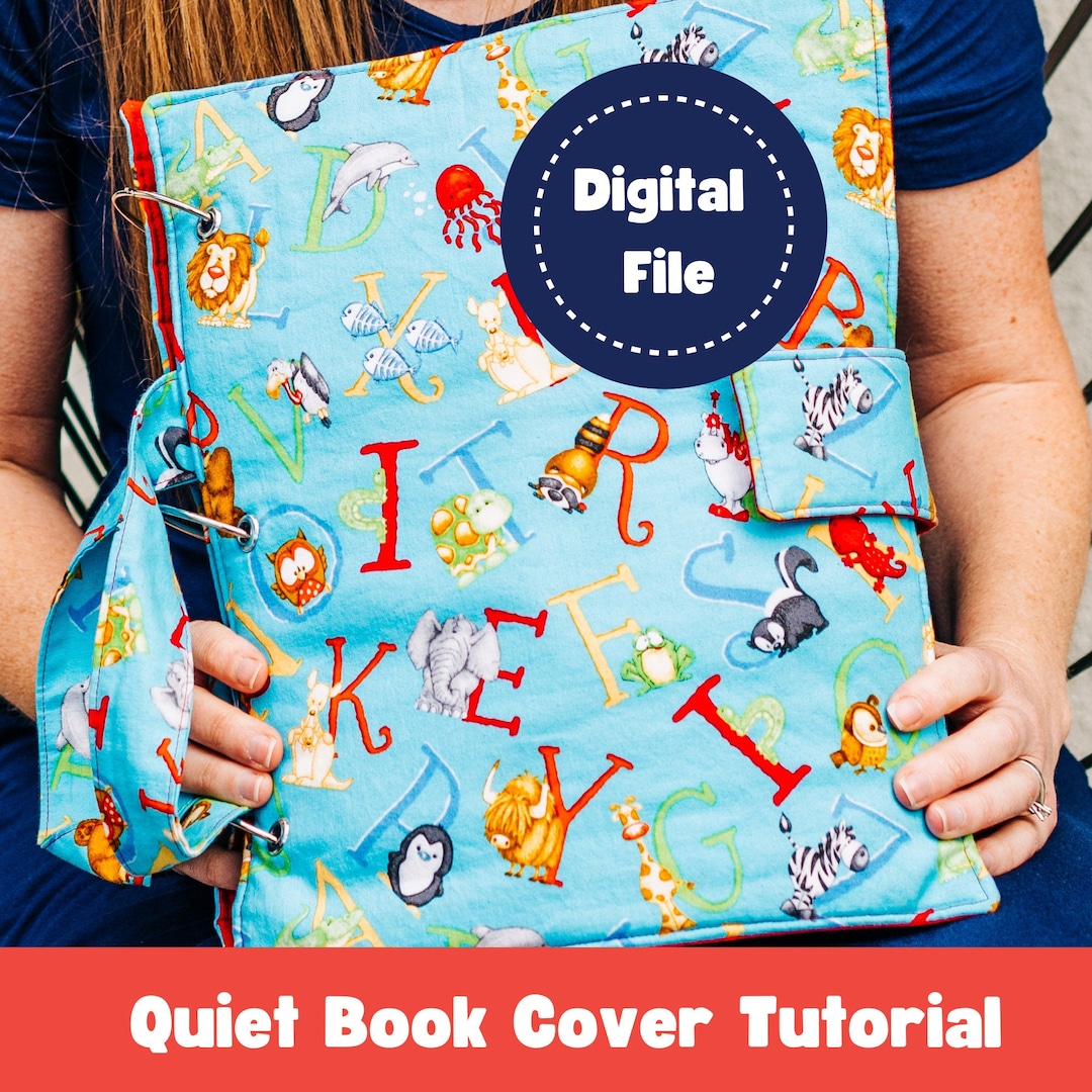 Quiet Book Cover Sewing Pattern, Busy Book, Sewing Tutorial, Montessori ...