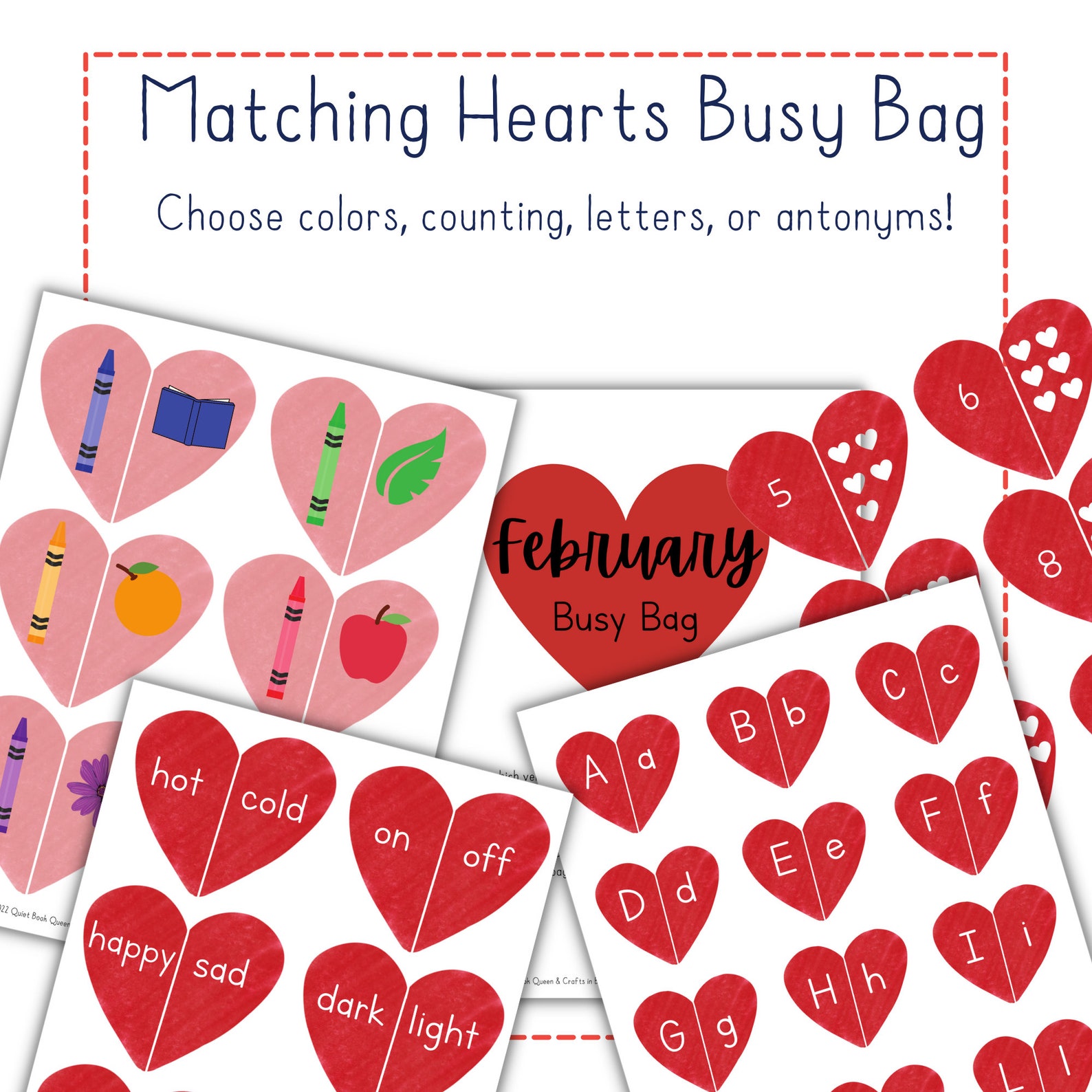 Valentine's Day Preschool Activities, February Printable Activities for ...