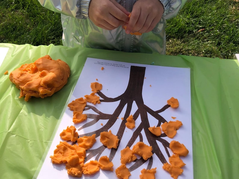 Fall Play Dough Mats, November Preschool Activity - Etsy