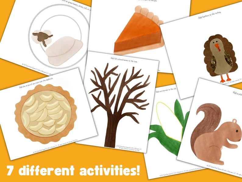 Fall Play Dough Mats, November Preschool Activity - Etsy