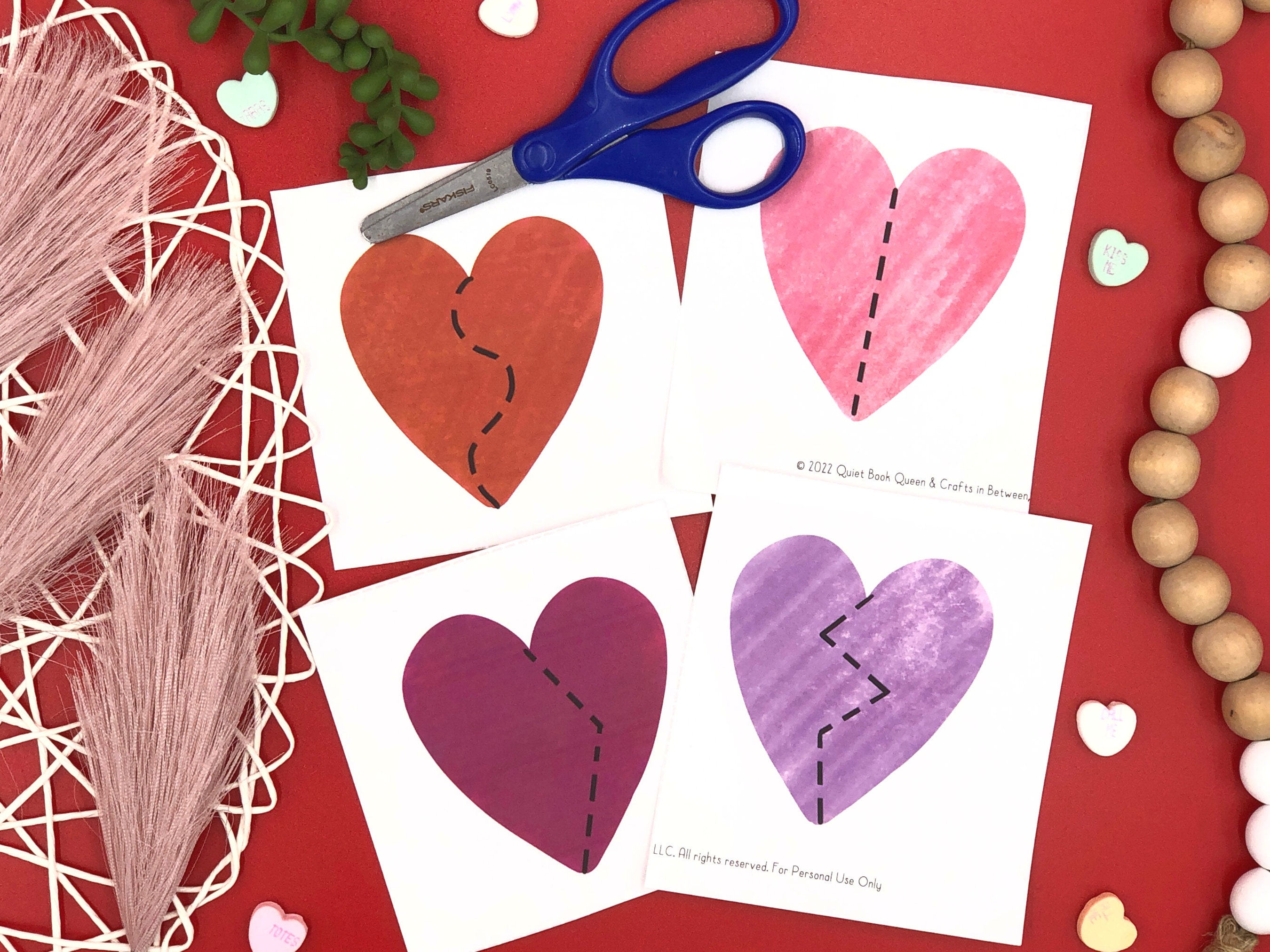 Cutting Activities, February Activity for Kids, Preschool Printable ...