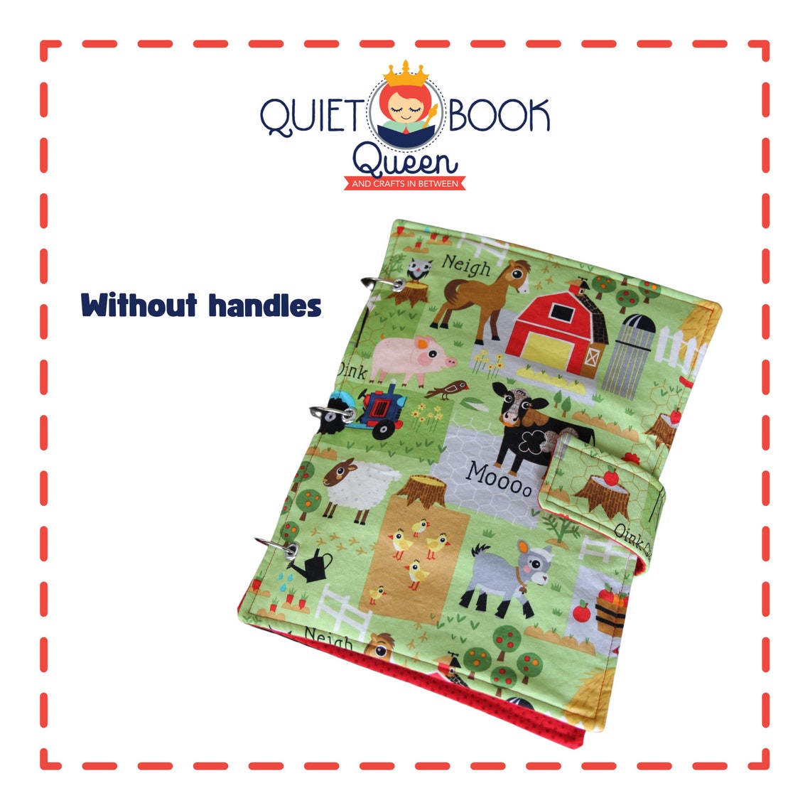 Quiet Book Cover Sewing Pattern, Busy Book, Sewing Tutorial, Montessori ...