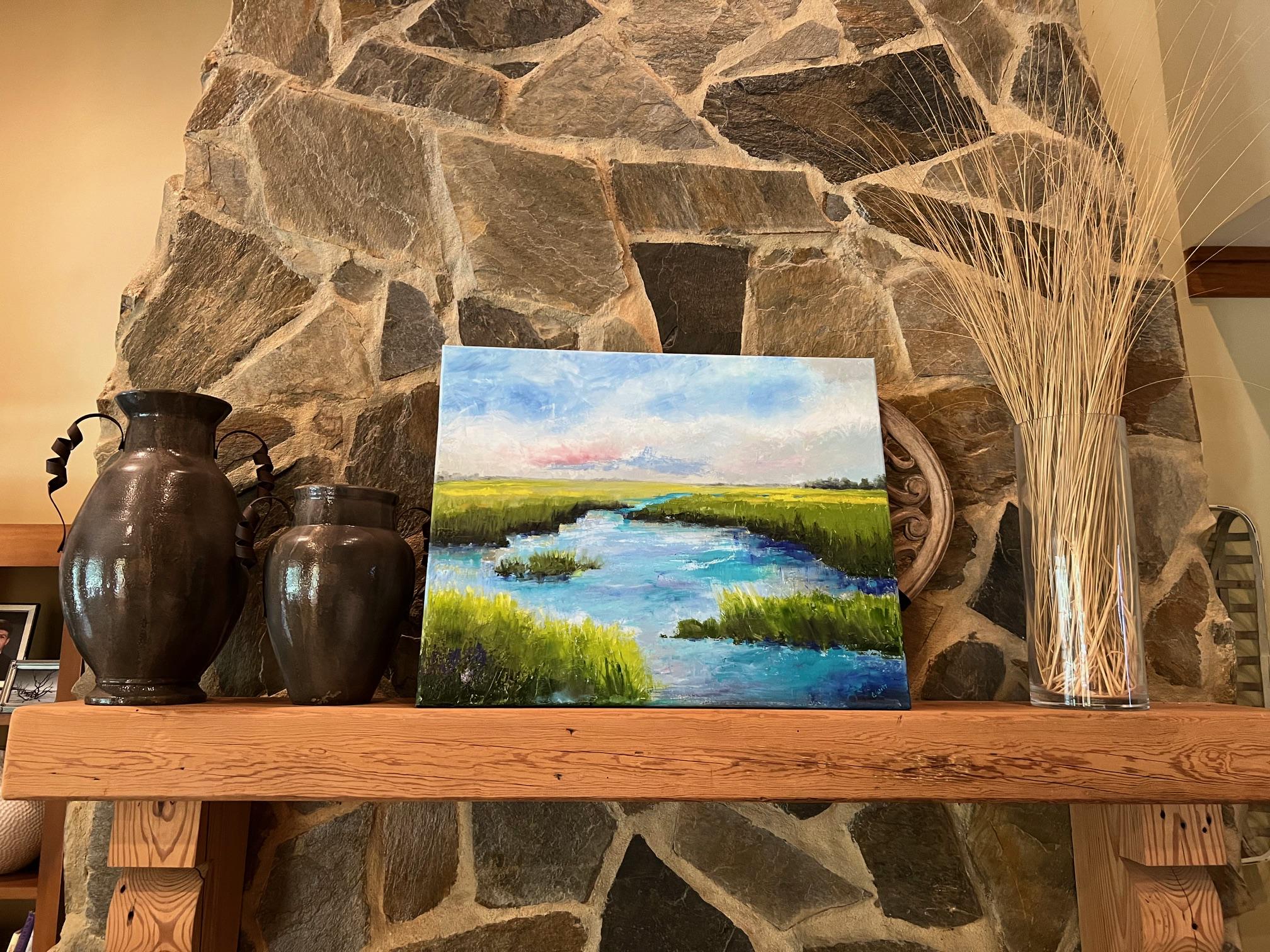 Signed Low Country Marsh Oil Painting: Tidal Creek Landscape - Etsy
