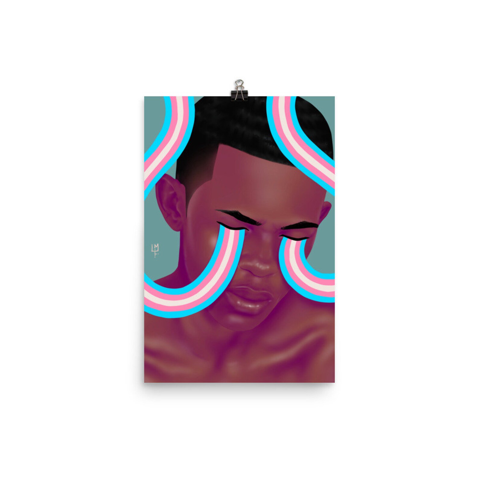 Trans Tears FTM Poster | Etsy