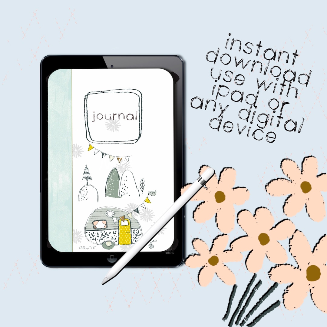 Digital Notebook Goodnotes Noteshelf Hyperlinked 5 Subjects Journal ...