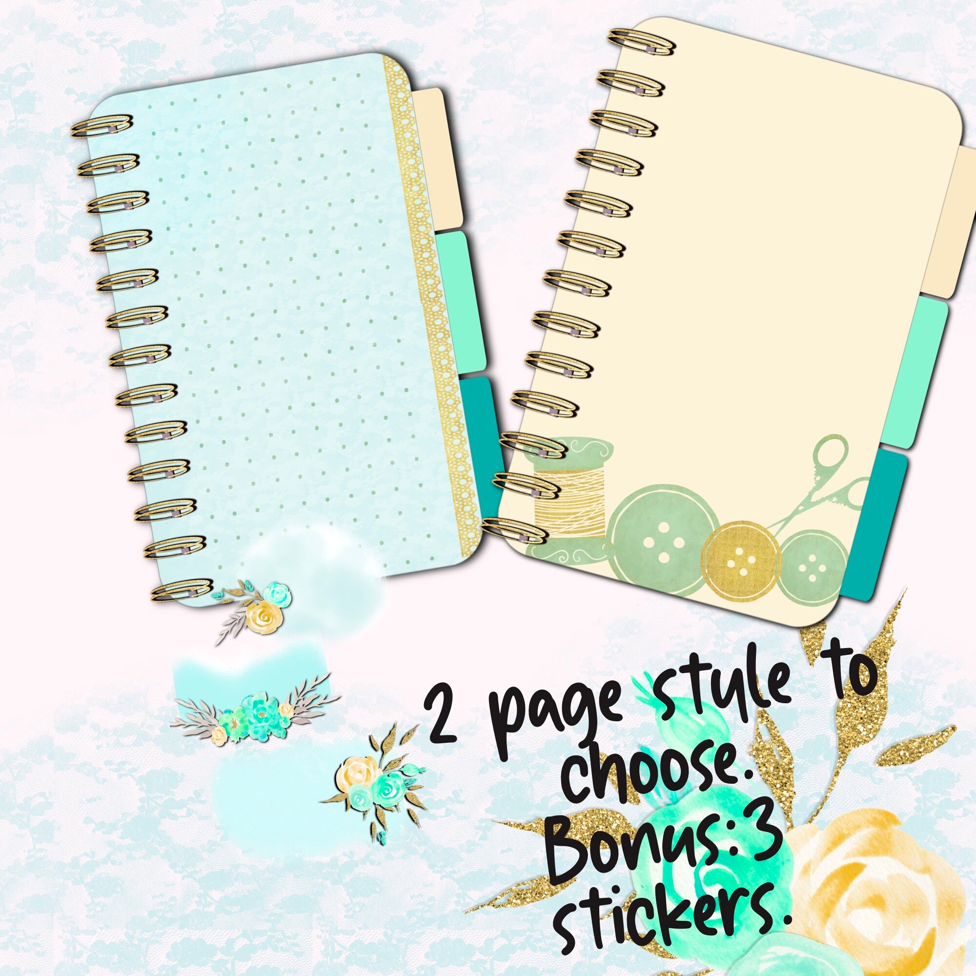 Sewing Digital Notebooks, Hyperlink Pdf, Goodnotes 5 Noteshelf 3 ...