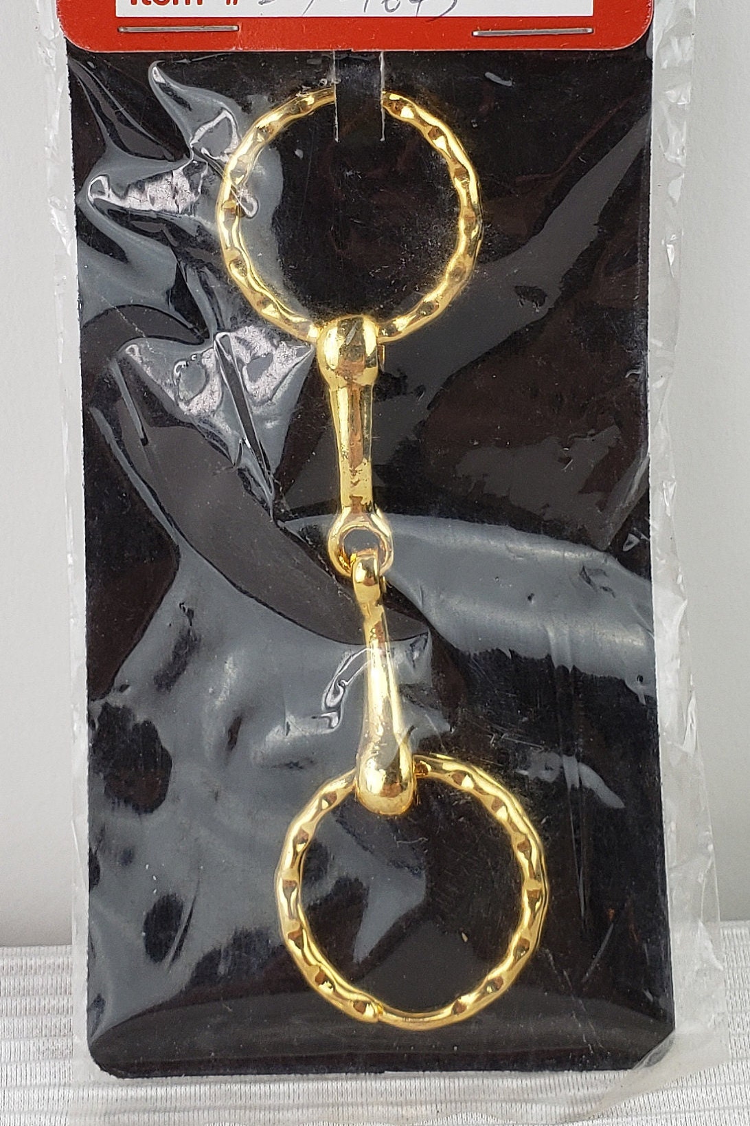 Horse Bit Key Chain Gold Coloring - Etsy
