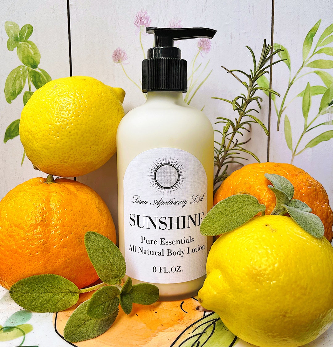 Sunshine ~ All Natural Body Lotion,handmade Skin Care, Essential Oils ...