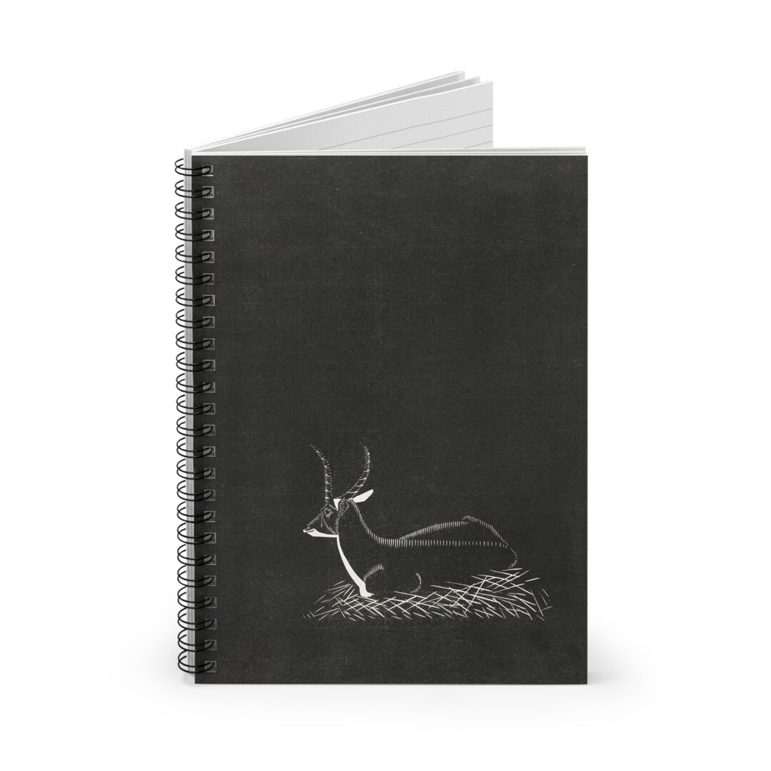 Ruled Line Spiral Notebook of Waterbuck by Samuel Jessurun De Mesquita ...