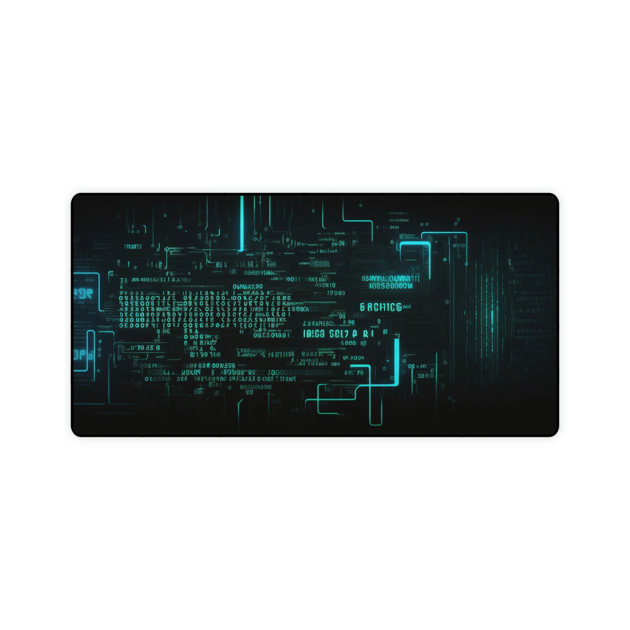 Cyber Punk Code Hacker Design Concept Art Computer Mouse Pad Mat ...
