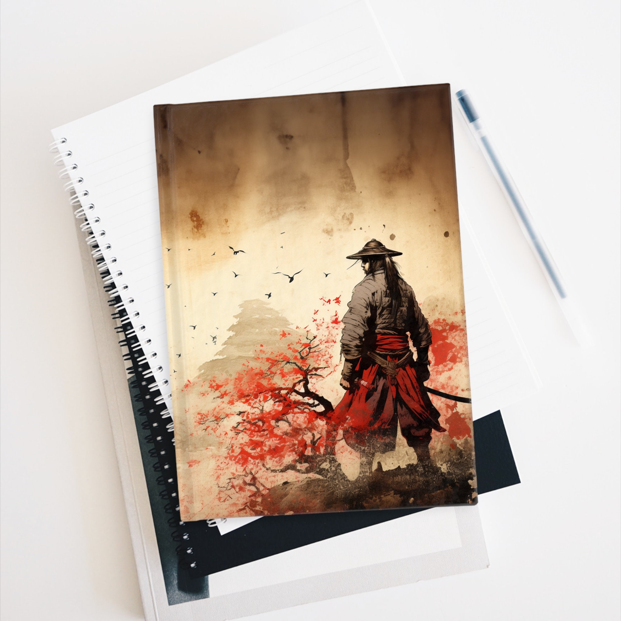 Hardcover Journal of a Japanese Samurai Vintage Notebook - Etsy