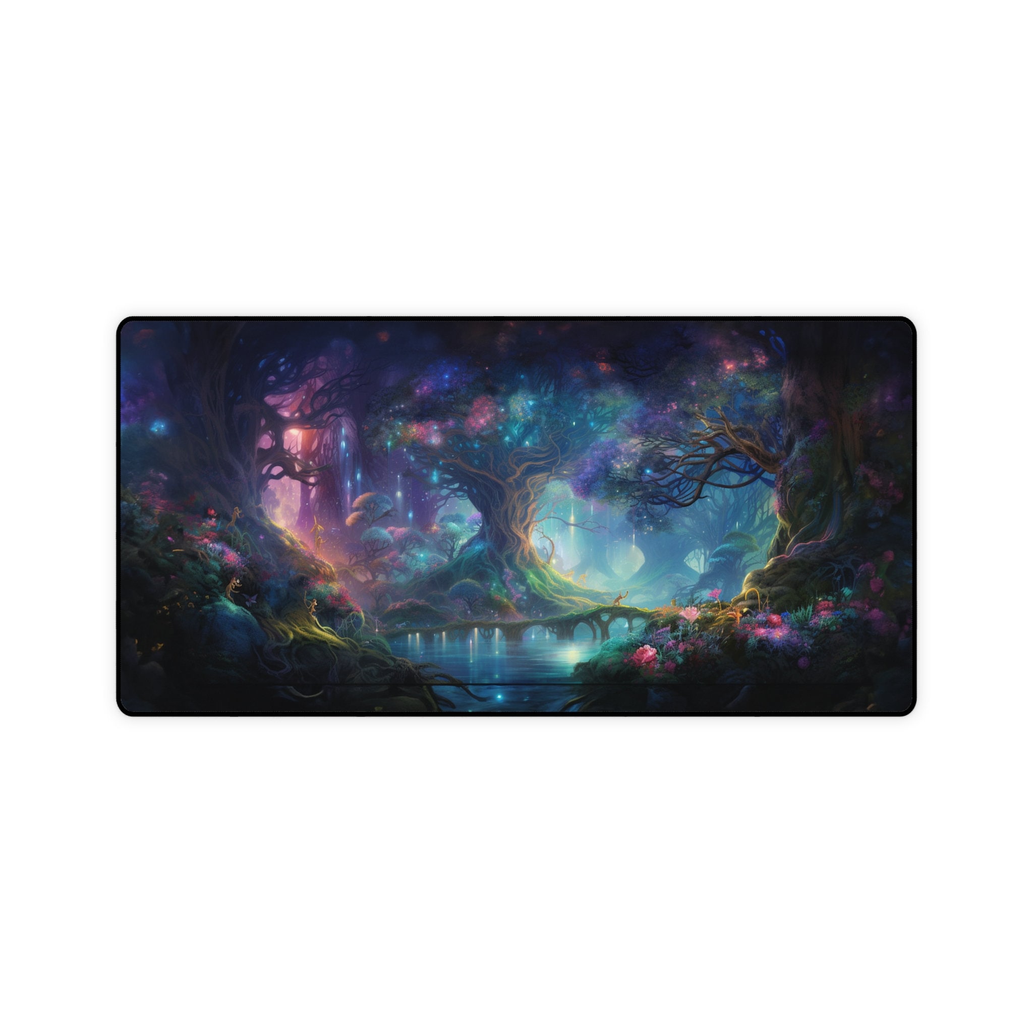 Fantasy Forest World Fairy Elves Concept Art Style Large Desk - Etsy