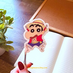 Shin Chan Luffy Aka Shuffy Chan | Funny Sticker | Cosplay Sticker ...
