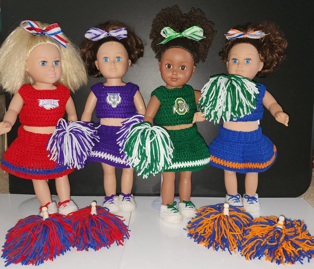 Cheerleading Outfits for 18 Inch Dolls| Custom Orders Welcome! - Etsy