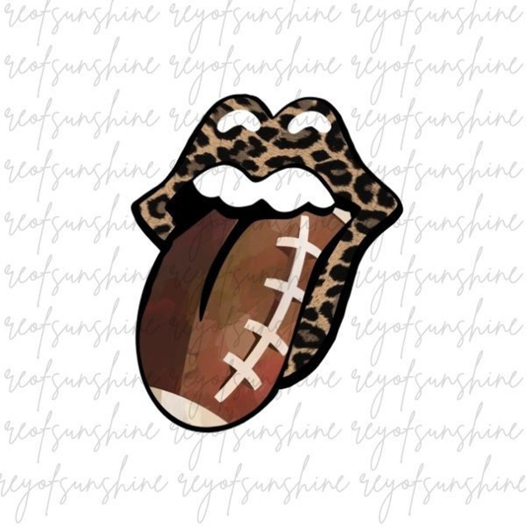 Football Png | Football Lips | Football Tongue SVG | Fall Sublimation ...