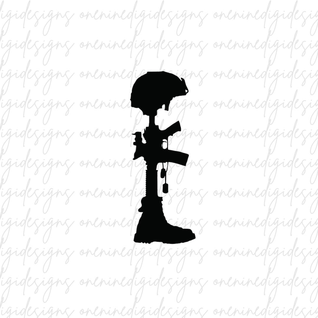 Battlefield Cross Digital Download | Patriot | Fallen Brother | USA Svg ...