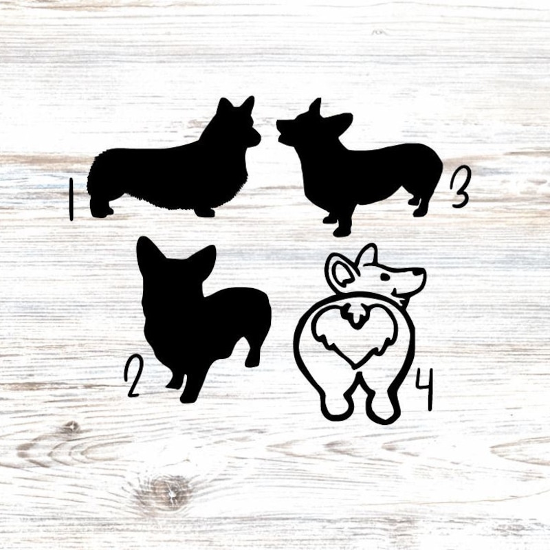 Corgi Decal - Etsy