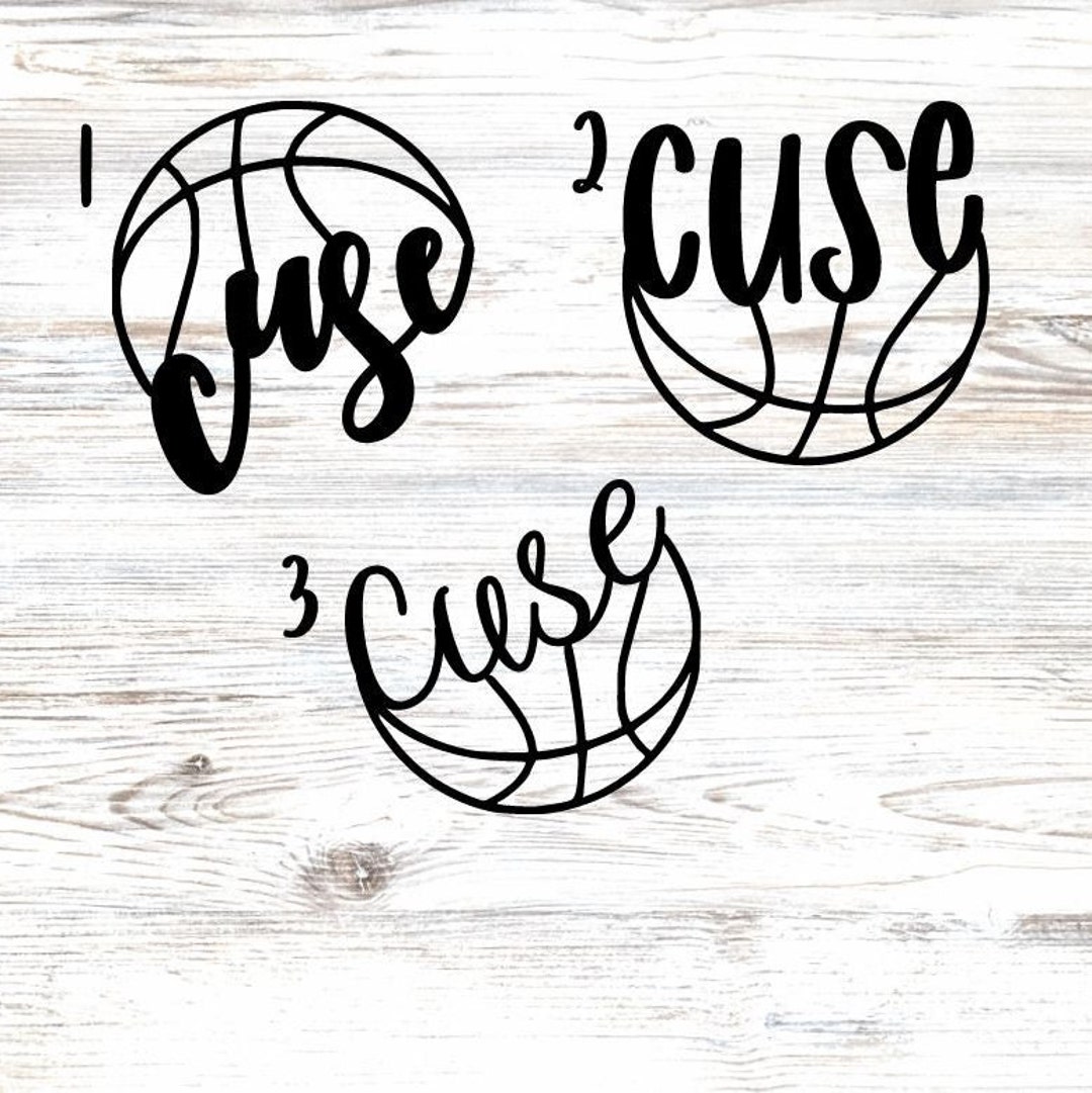 Syracuse Basketball Decal, Cuse Basketball Decal, Syracuse Decal ...