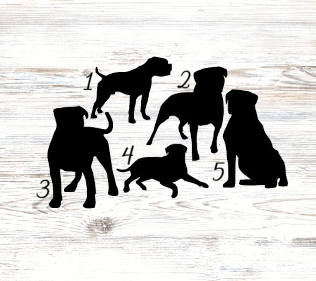 Personalized American Bulldog Car Decal, Dog Decal, Dog Lovers ...