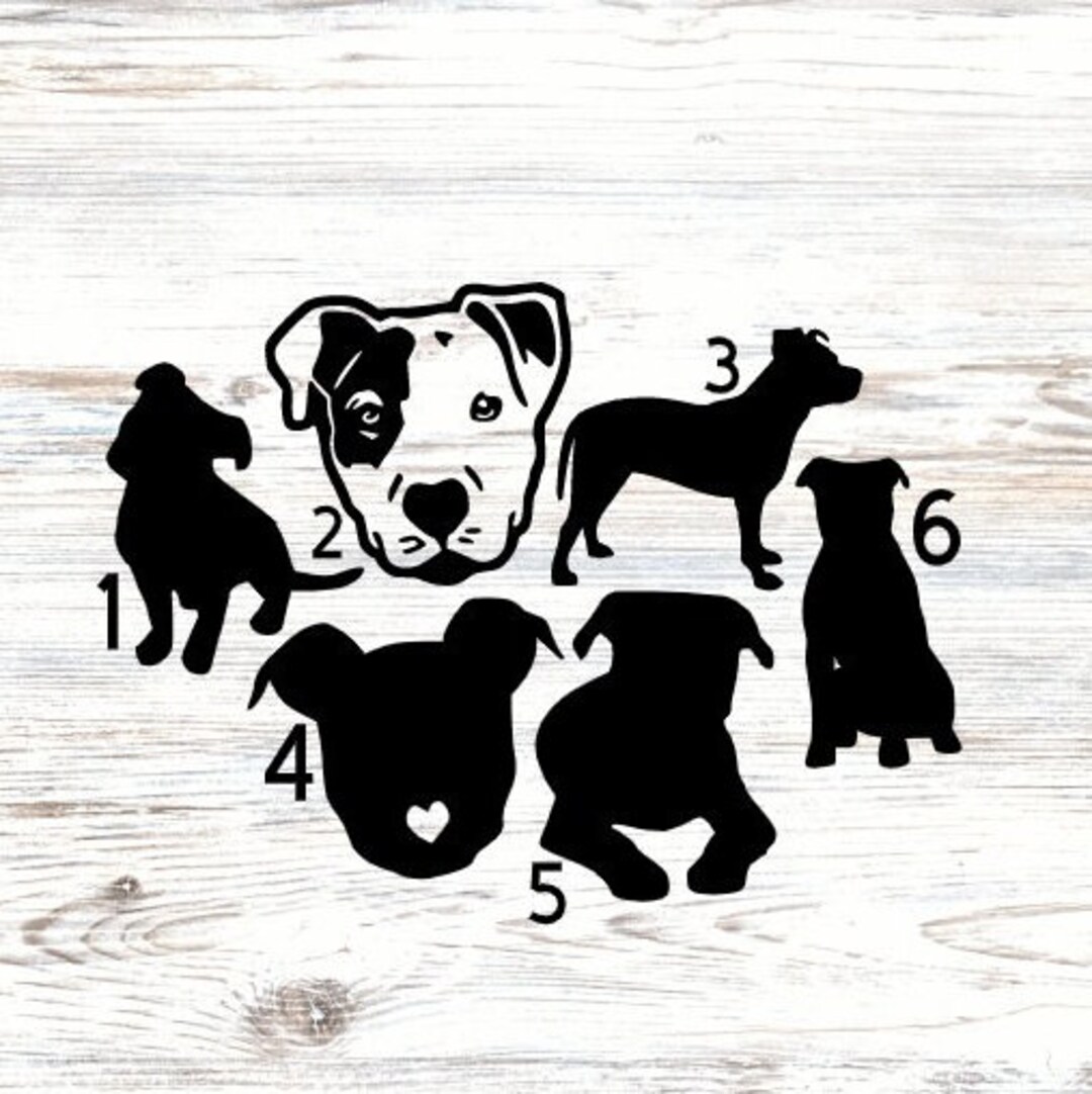 Pitty Face Decal, Pitty Decal, Pitbull Decal, Pitty Nation, Pitbulls ...