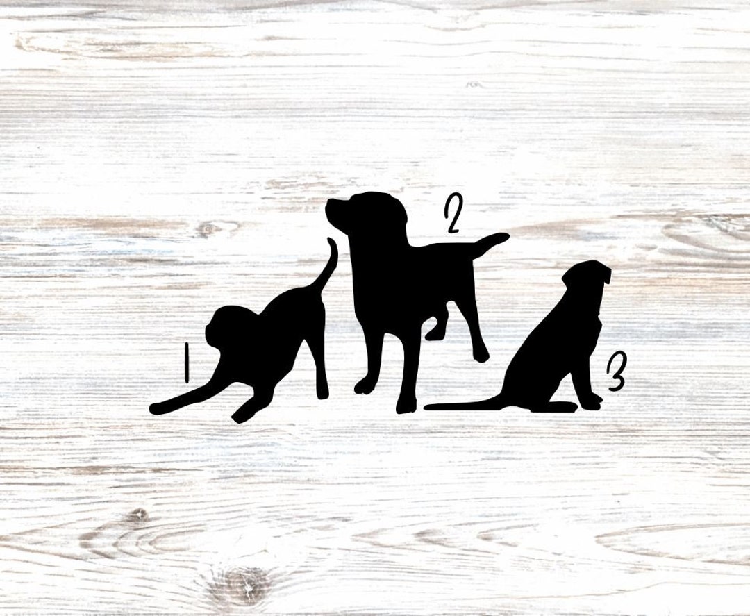 Personalized Labrador Retriever Car Decal, Dog Decal, Labrador ...