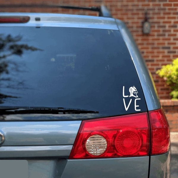 Duke Blue Devils Car Decal - Etsy