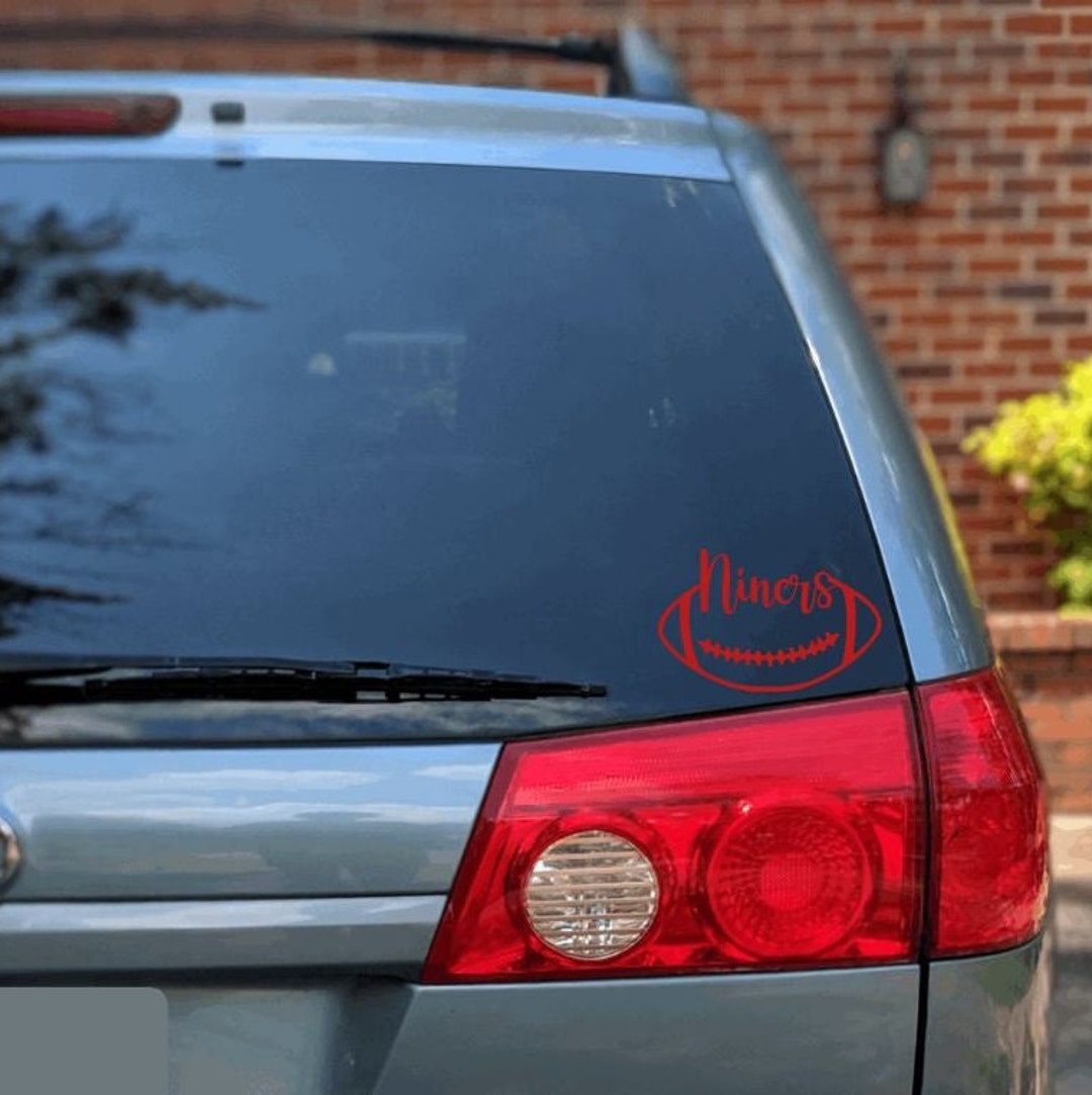 San Francisco 49ners Car Decal, 49ners Decal, 49ners, San Francisco ...