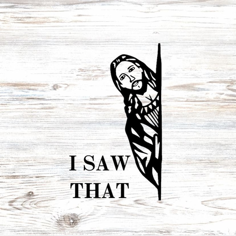 Jesus I Saw That Sticker - Etsy