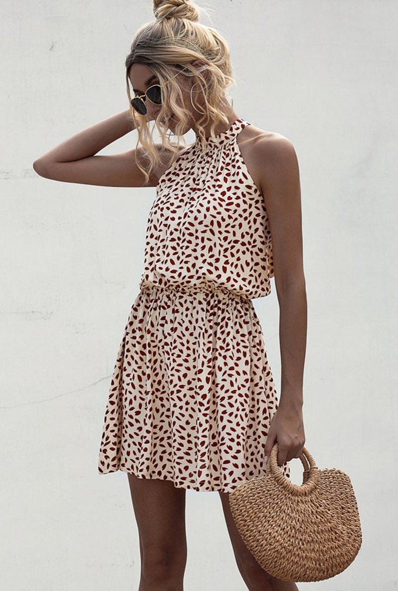 Women's Dress Floral Print Dress Mini Dress Spring - Etsy