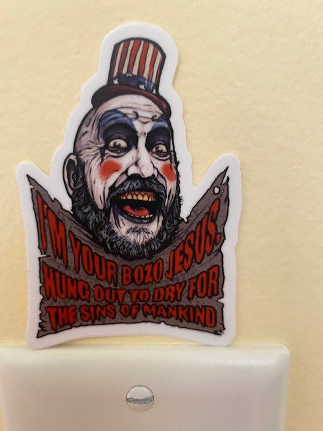 Captain Spaulding Sticker Devils Rejects 3 From Hell Horror Fan Apparel ...