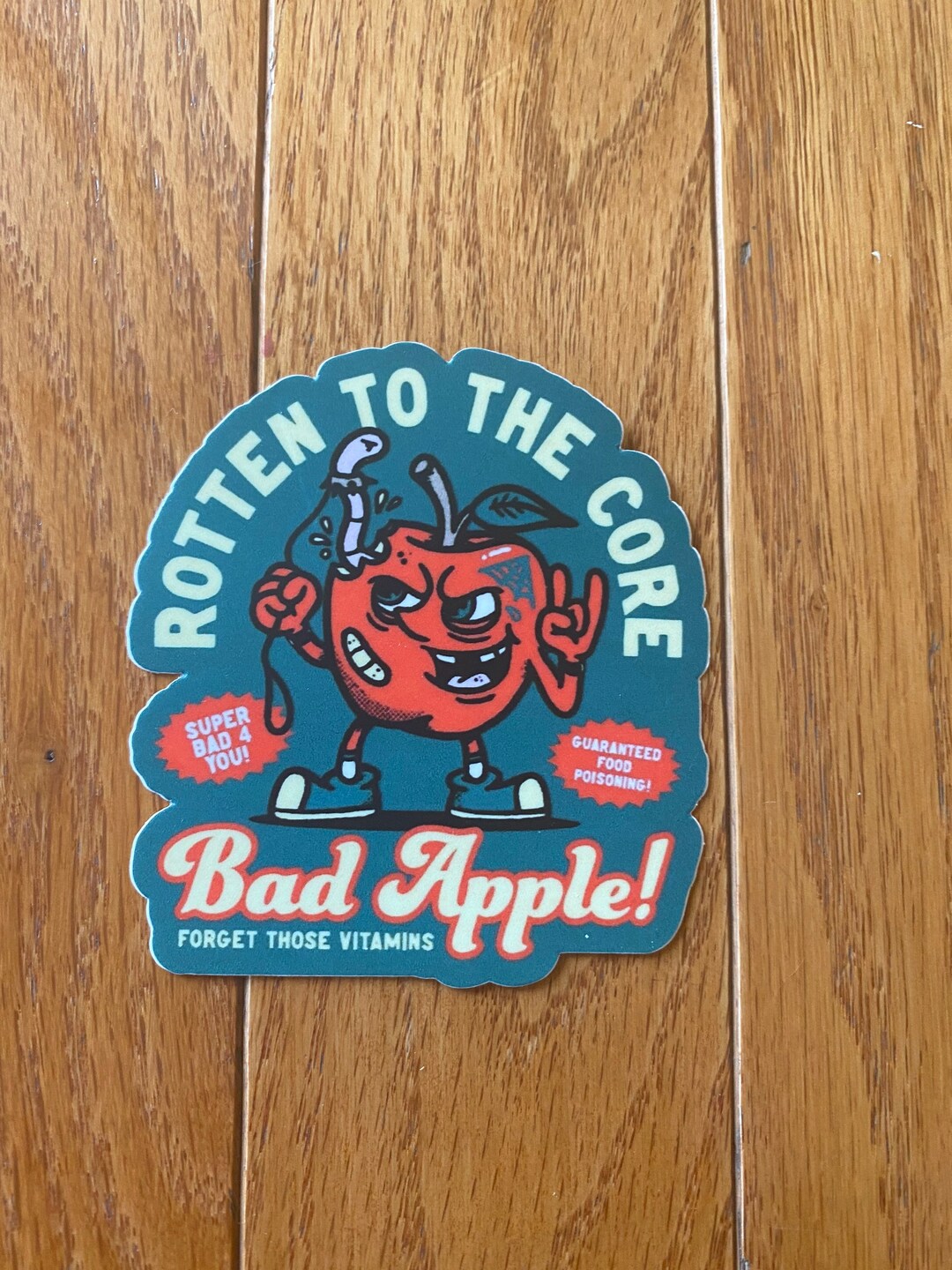 Rotten to the Core Apple Picking Sticker 3x3 Fall Apple Sticker Farm ...