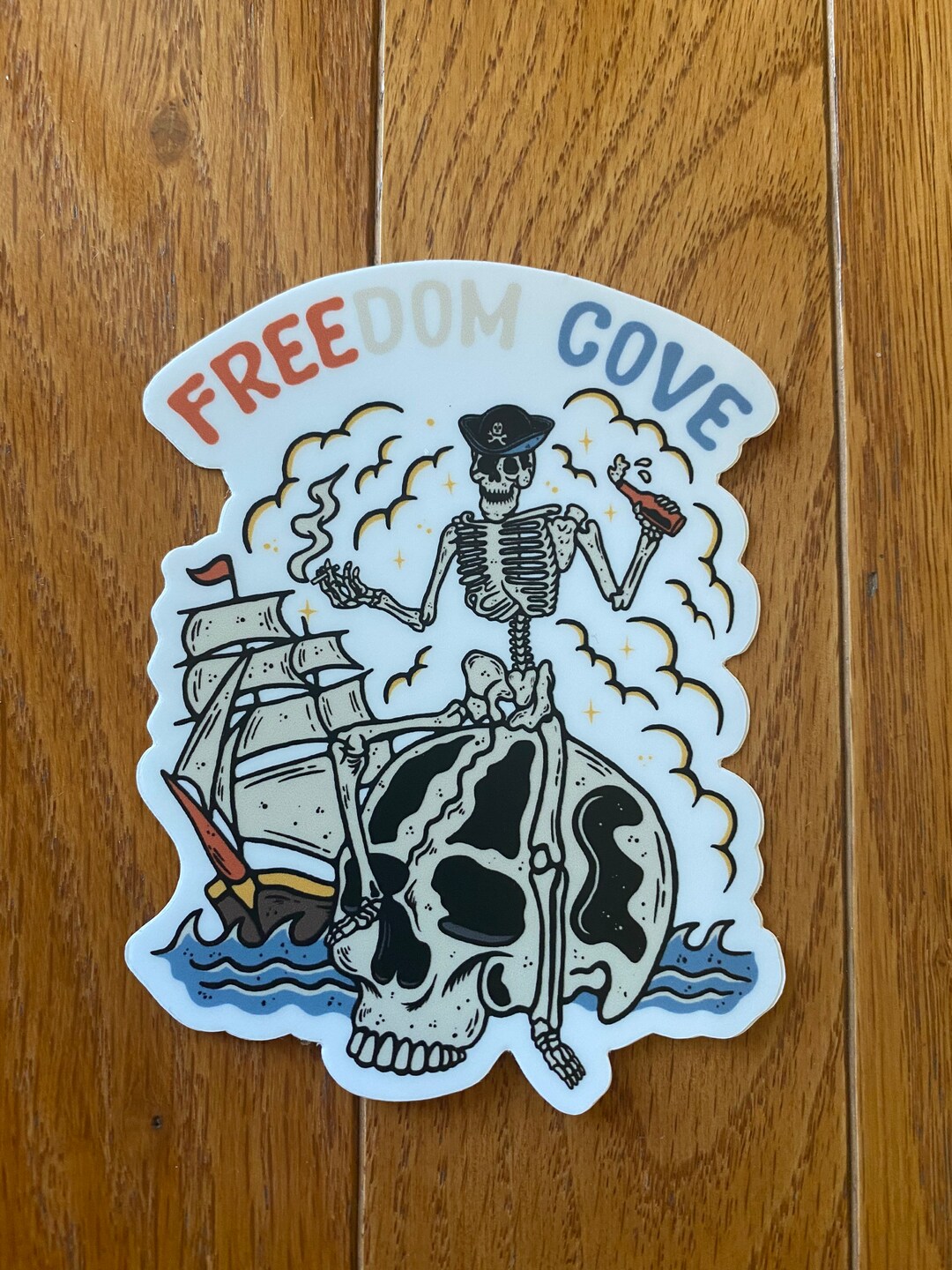 F Cove NJ Sticker Freedom Cove Boating Partying Jersey Shore Freedom ...