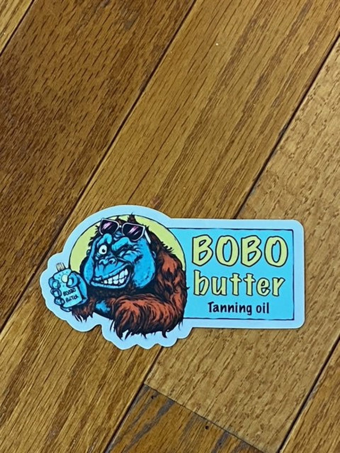 Bobo Butter Tanning Oil Sticker Sun Bum Hawaiian Tropic Coppertone ...