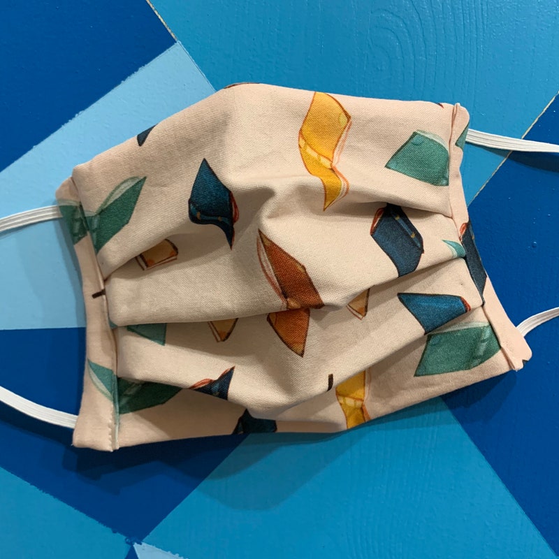 Bookworm Face Mask - Etsy