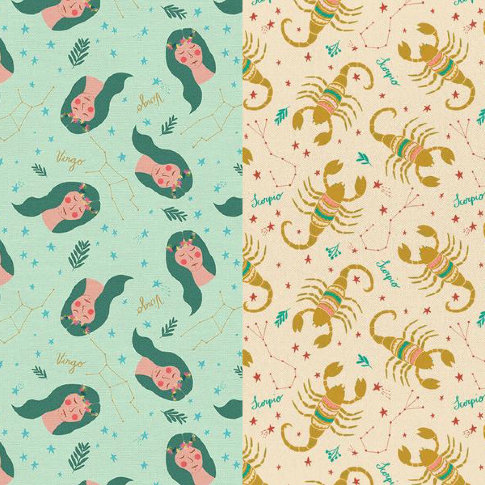 Zodiac Horoscope Astrology Star Sign Soft Sateen Mask | Etsy