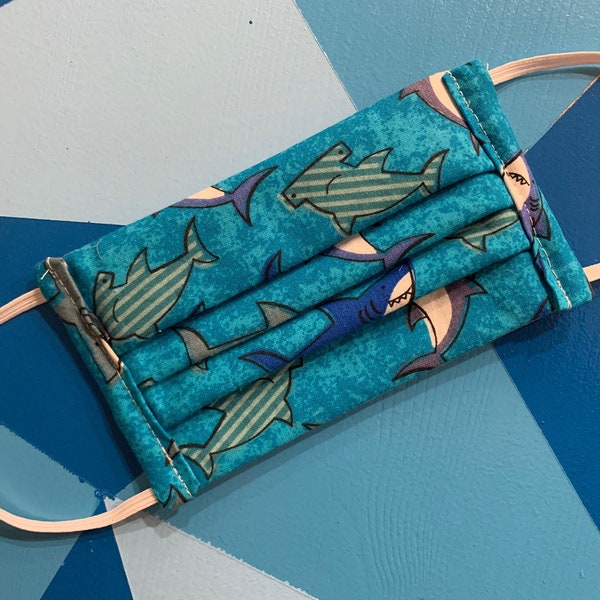 Shark Face Mask - Etsy