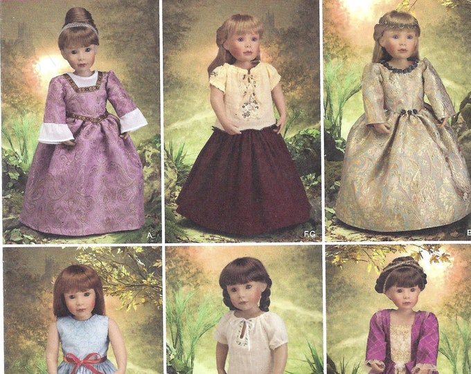 Uncut Simplicity Sewing Pattern 2768 0635 18 Inch Doll Historical ...