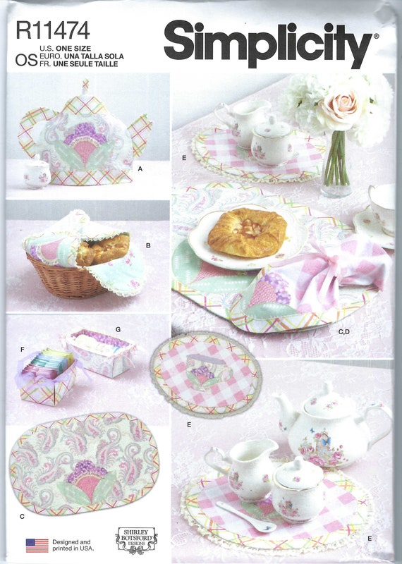 Uncut Simplicity Sewing Pattern Tabletop Accessories - Etsy